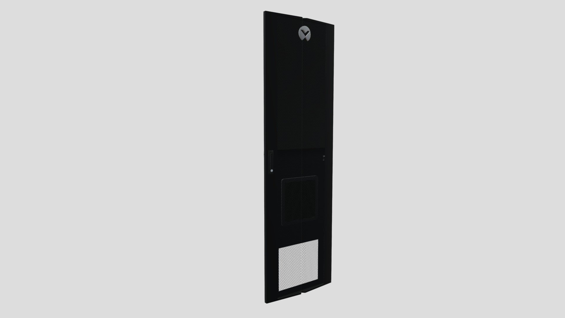 VRCS Front panel 42Ux600_sc - 3D model by Vertiv [a927ddc] - Sketchfab