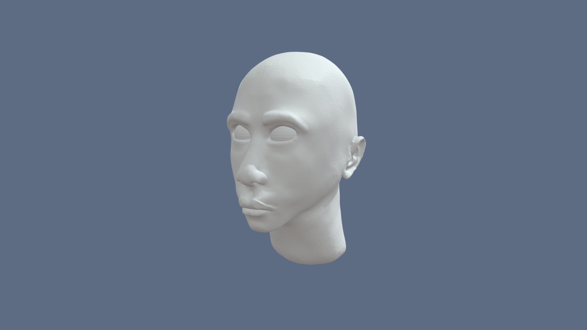 Blender: Sculpted head - 3D model by raya.creates [a927de6] - Sketchfab