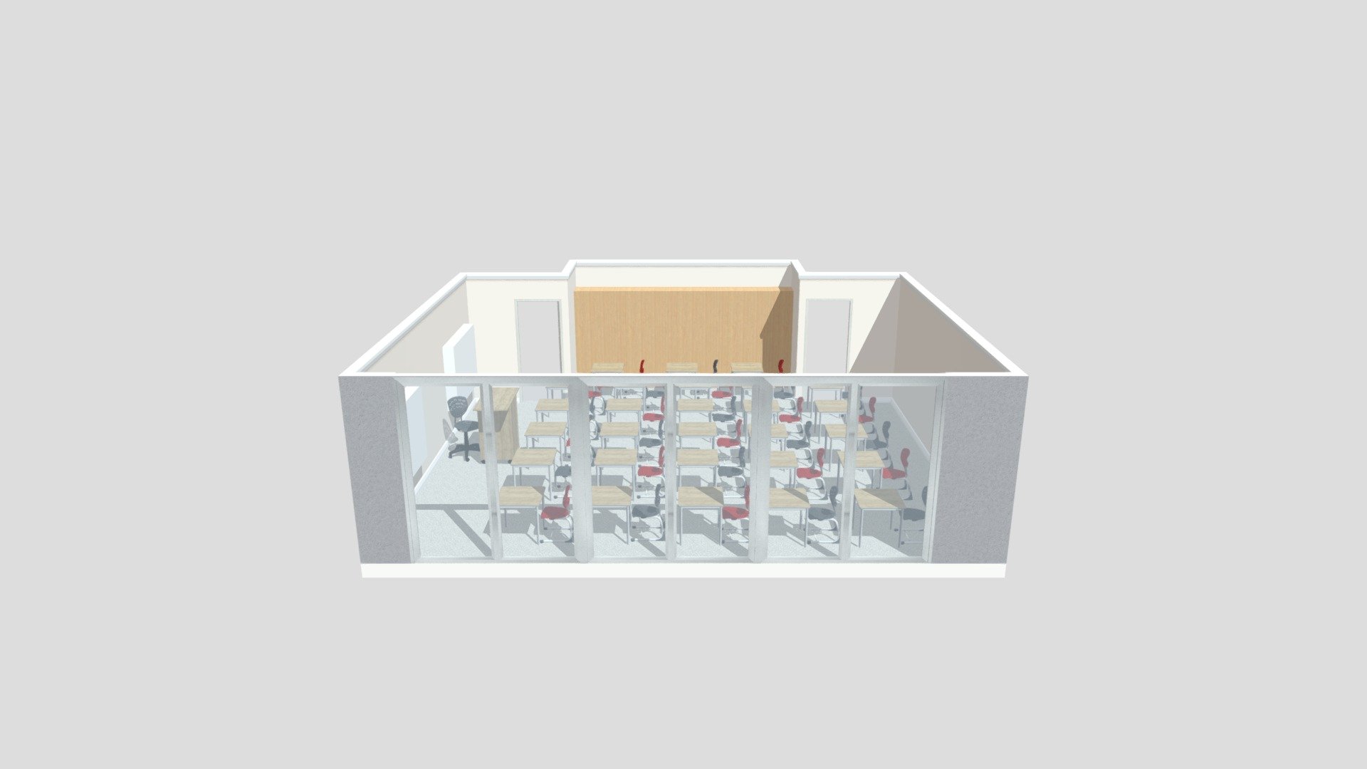 HCIS - Year 6 Front Facing Classroom - 3D model by furnware [a928bae ...