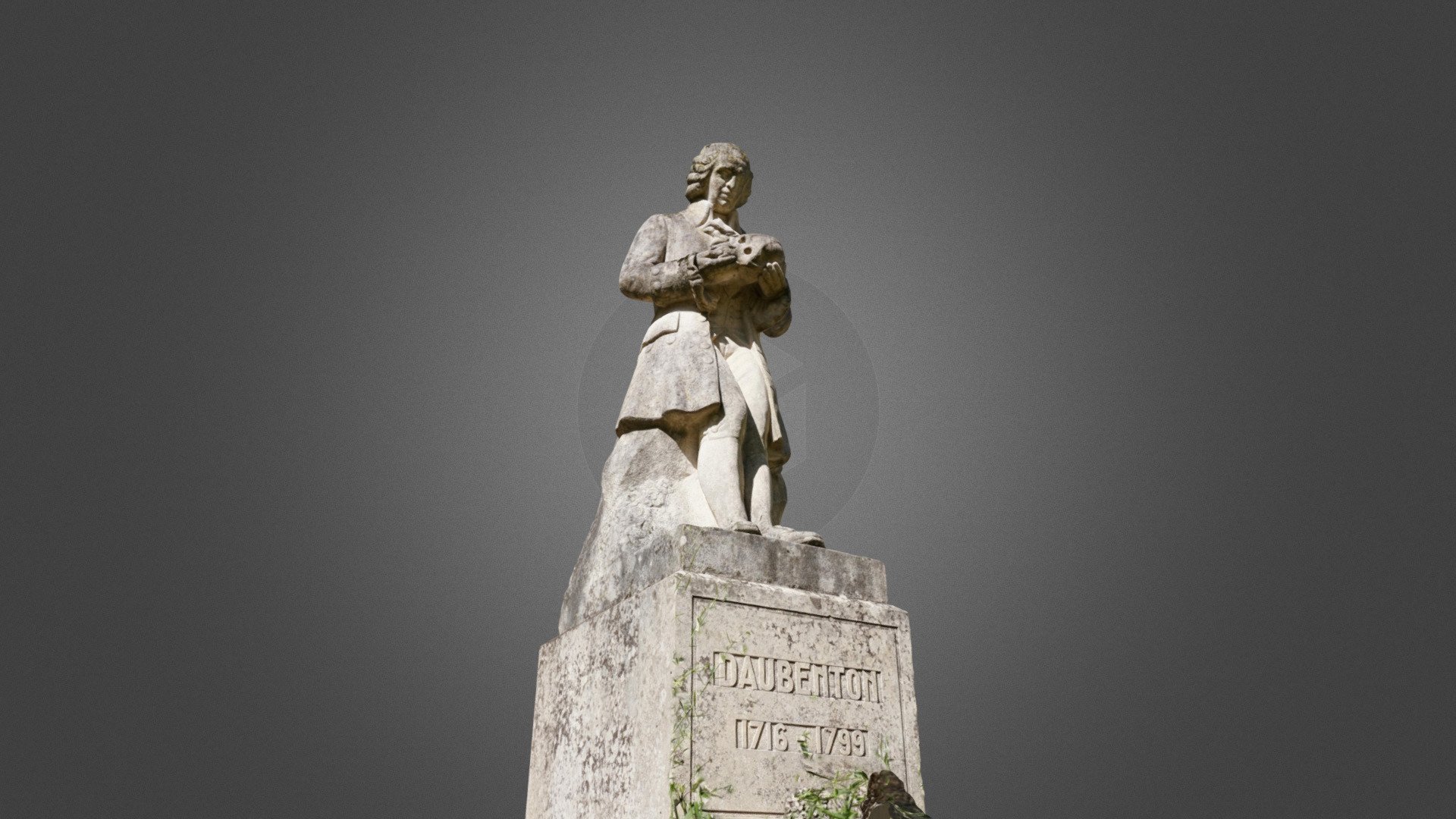 Statue of Daubenton - 3D model by crlnvl [a92a390] - Sketchfab