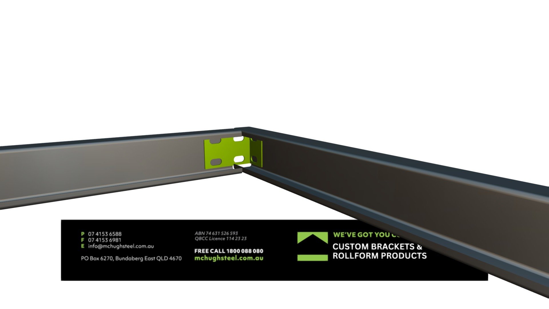 GPBKT100 General Purpose Purlin Bracket 100 - 3D model by mchughsteel ...