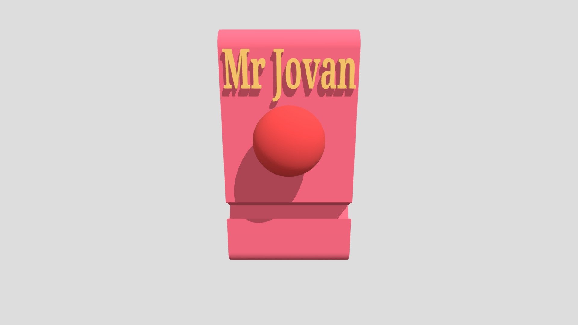 Phone Stand - Mr Jovan - Download Free 3D model by it.trackv [a92ad25 ...