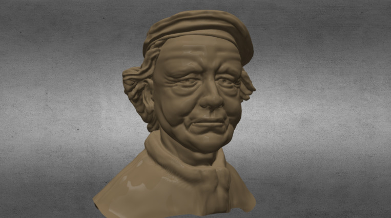 Rembrandt 3d Model By Skaldy [a92c4f1] Sketchfab