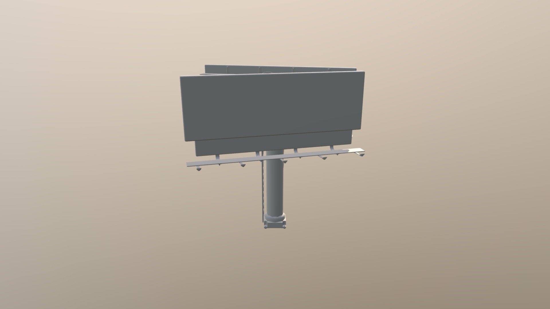 Billboard [Ad Screens 18x6m] (Untextured) - 3D model by bsardelli ...