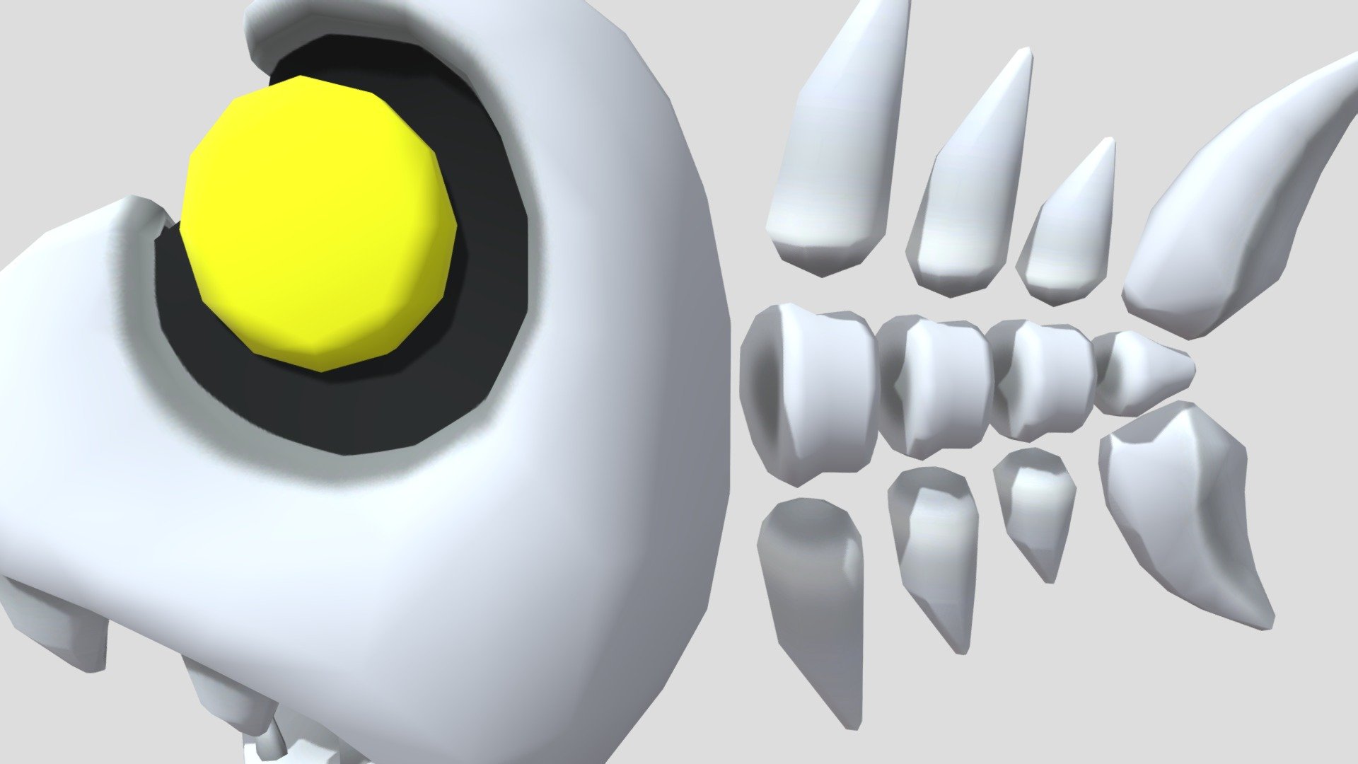 Fish Bone - Download Free 3D model by Polygonal_64 (@LegoshiFan ...