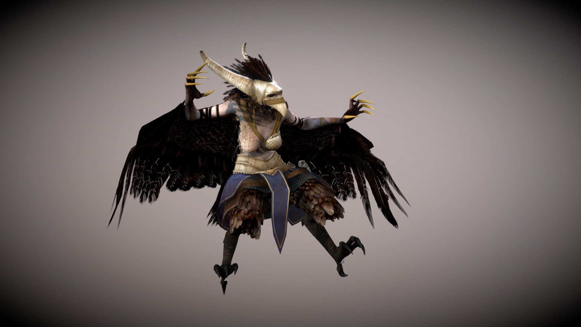 Harpy - 3D model by Angel Molina (@Dalan) [a9310d4] - Sketchfab