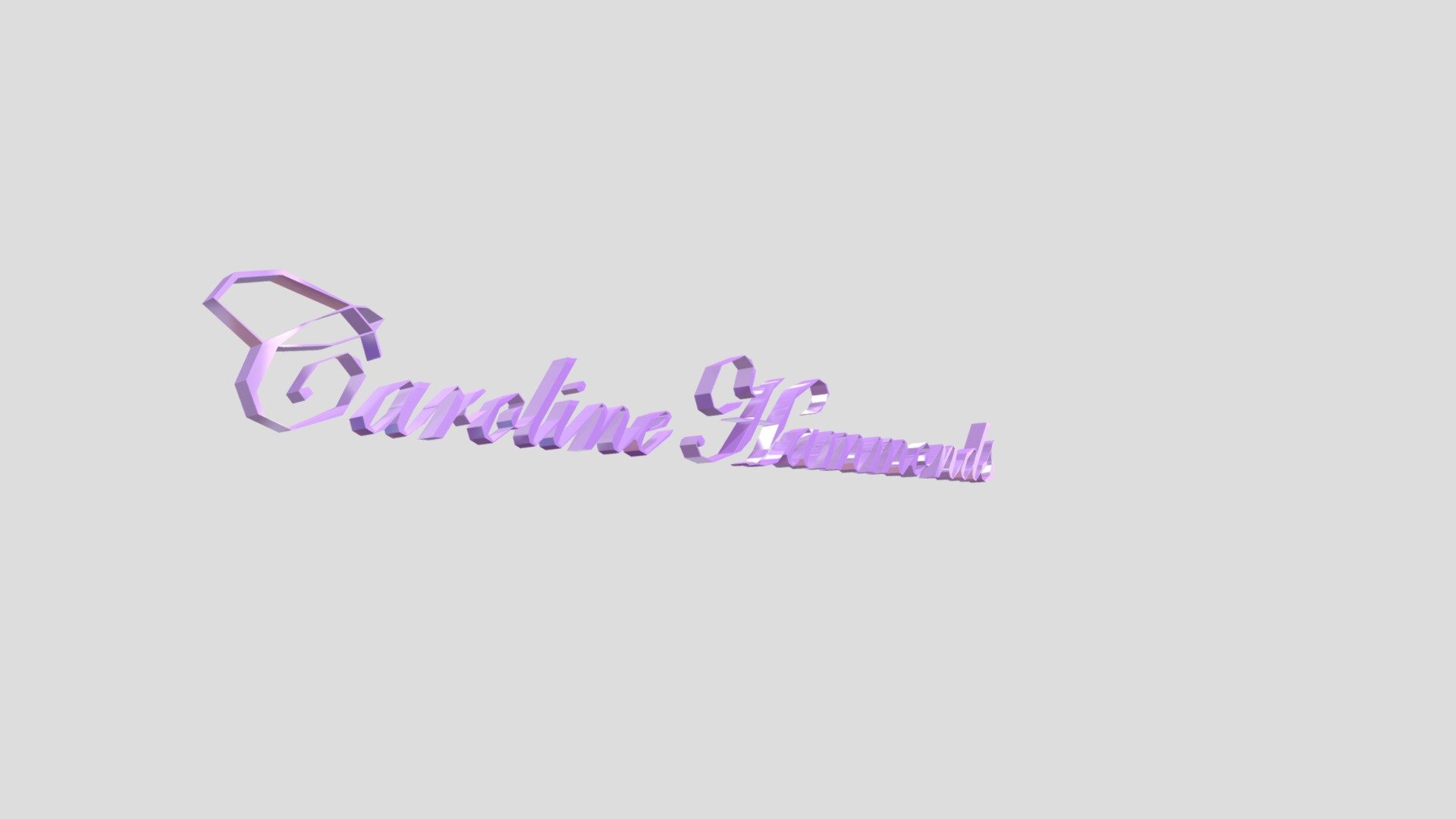 Signature - Download Free 3D model by hammon59 [a9351eb] - Sketchfab