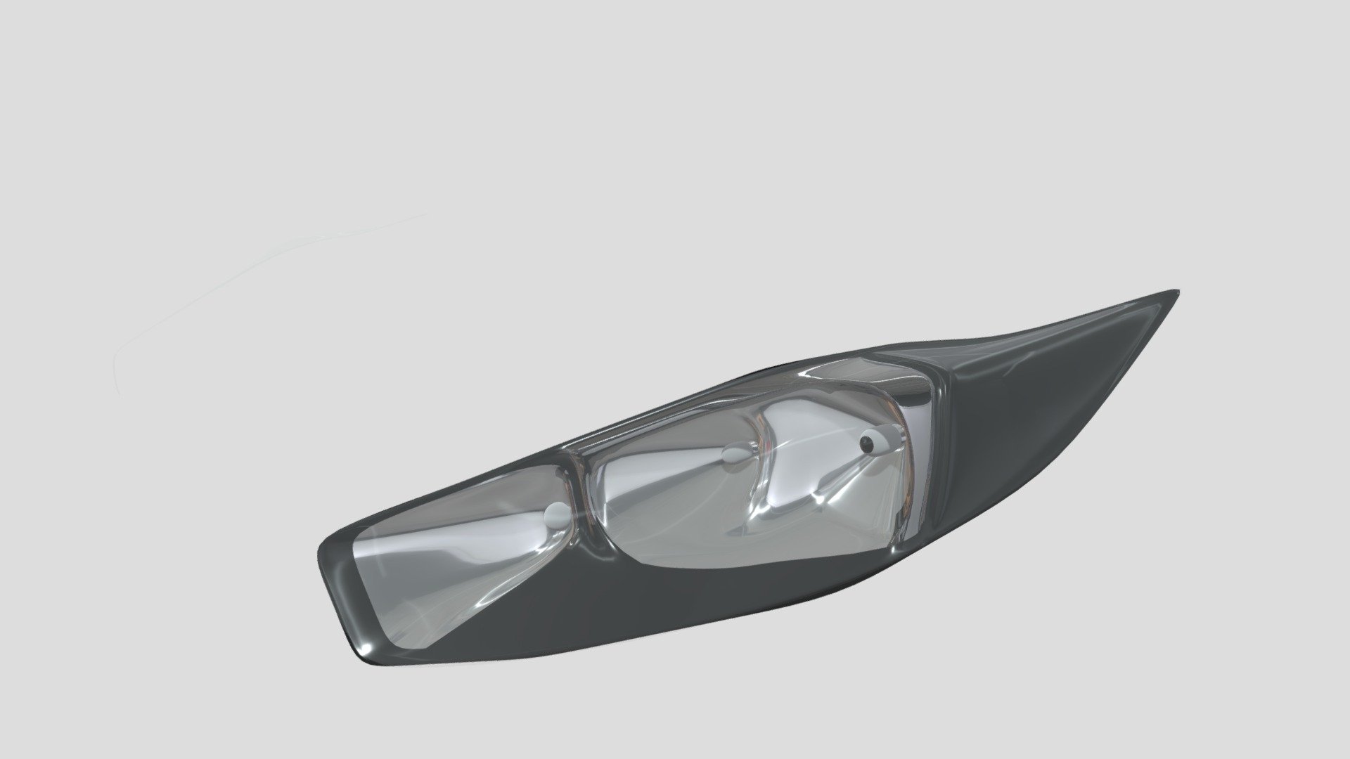 Ford Fiesta 2013 EcoBoost Headlight - 3D model by Keith Sinclair ...