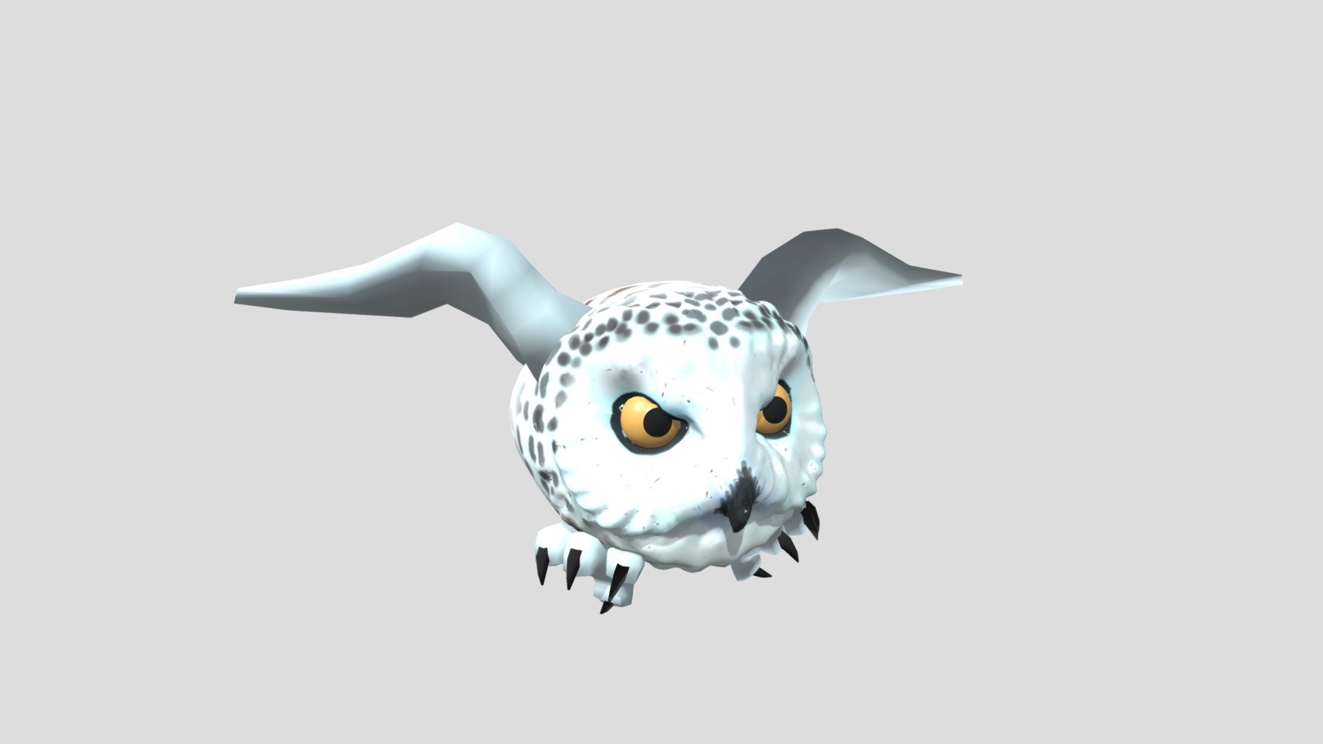snow owl headz - 3D model by Nemi_Selvik (@Nemi66) [a938e94] - Sketchfab