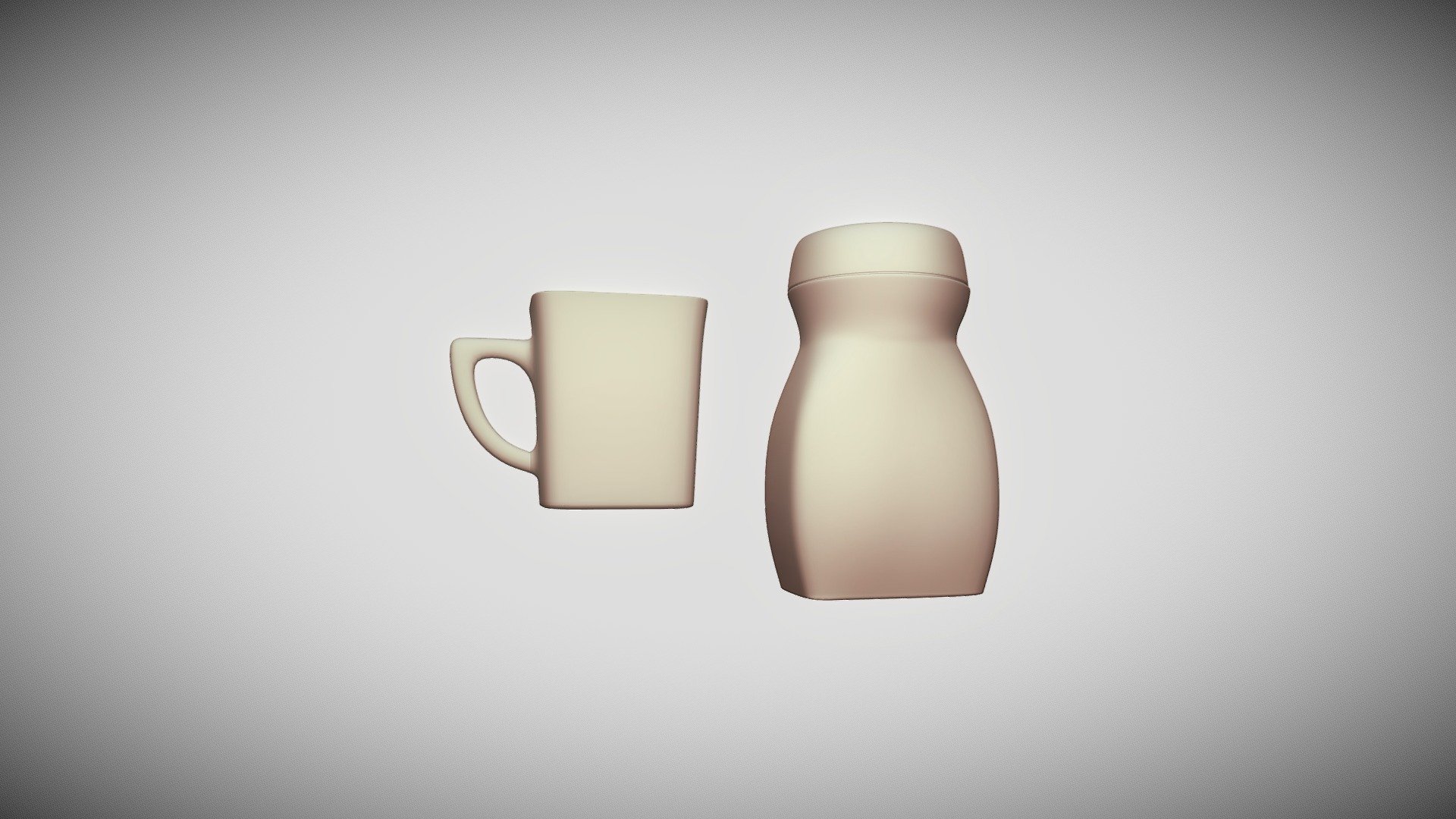 nescafe jar - 3D model by sanjuvishwash [a9390de] - Sketchfab