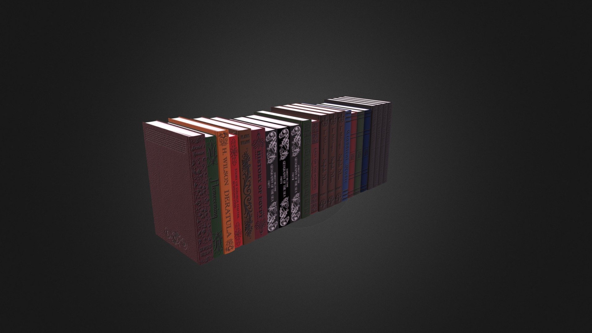 Classic Books - Buy Royalty Free 3D model by cgaxis [a939841 ...