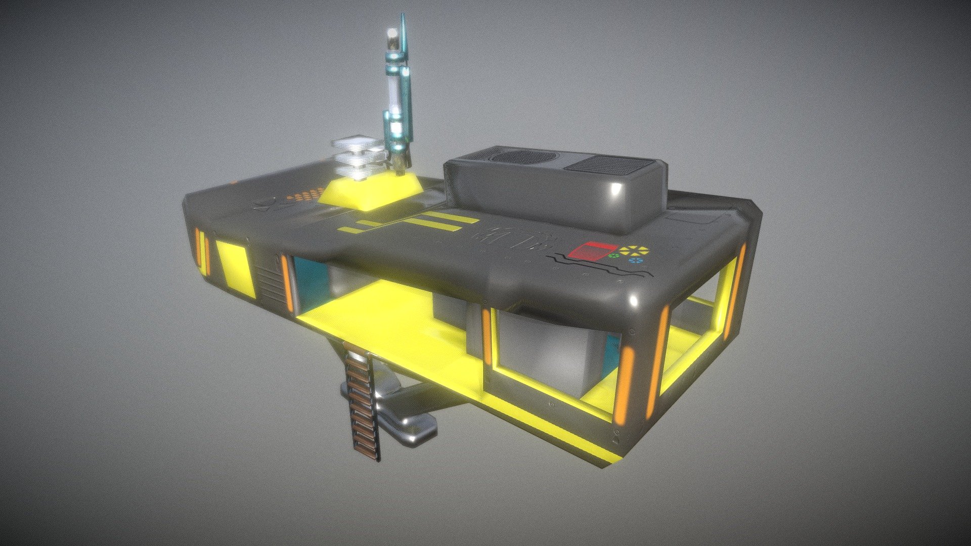 Sci-Fi Outpost - 3D model by Friendly Ninja 27 (@Starovoytovm.20 ...