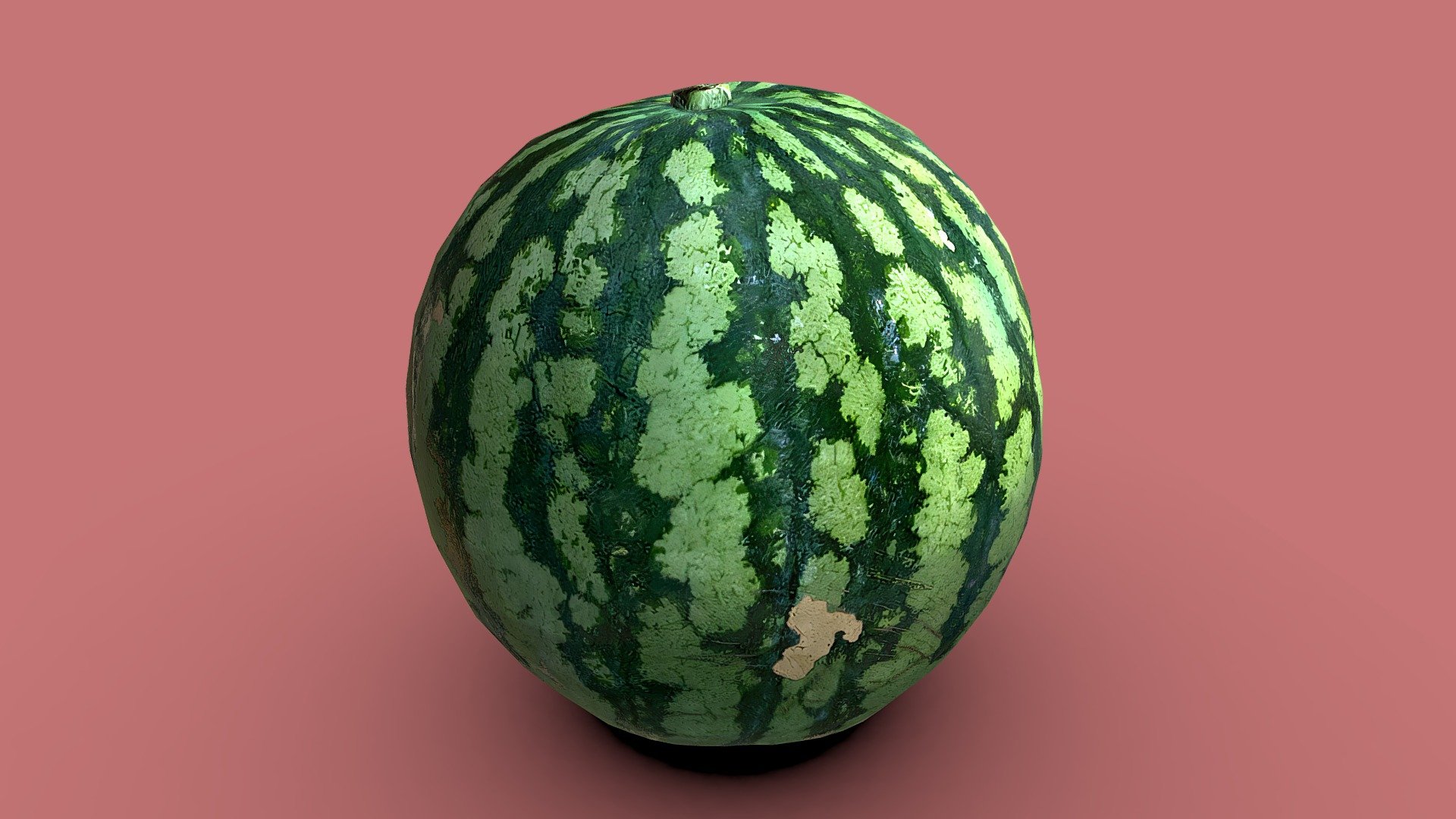 Lowpoly Watermelon - Download Free 3D model by EFX (@evan4129) [a93af19 ...