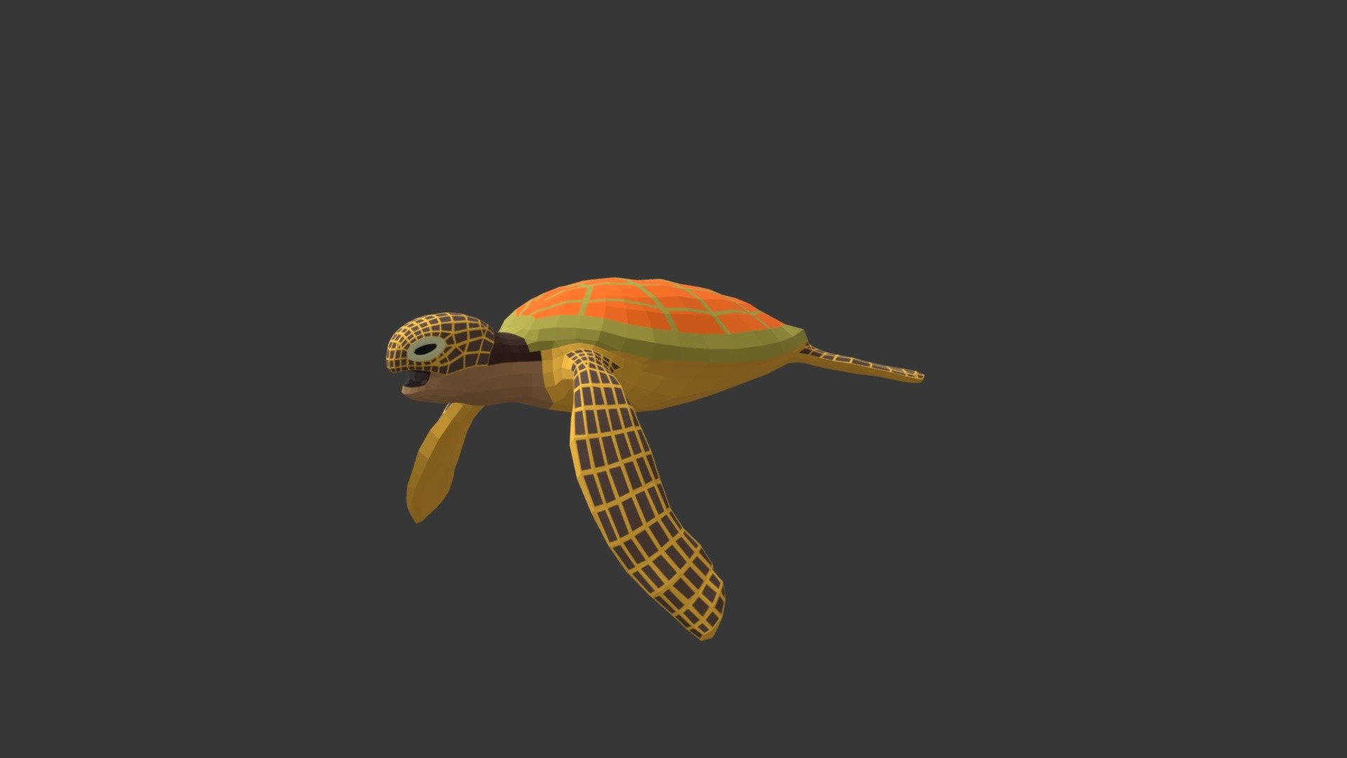 Green Turtle - 3D model by josluat91 [a93da3f] - Sketchfab