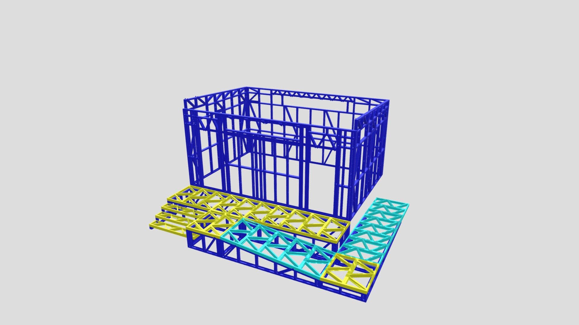 Staircase and Ramp - 3D model by soshira [a93fc57] - Sketchfab