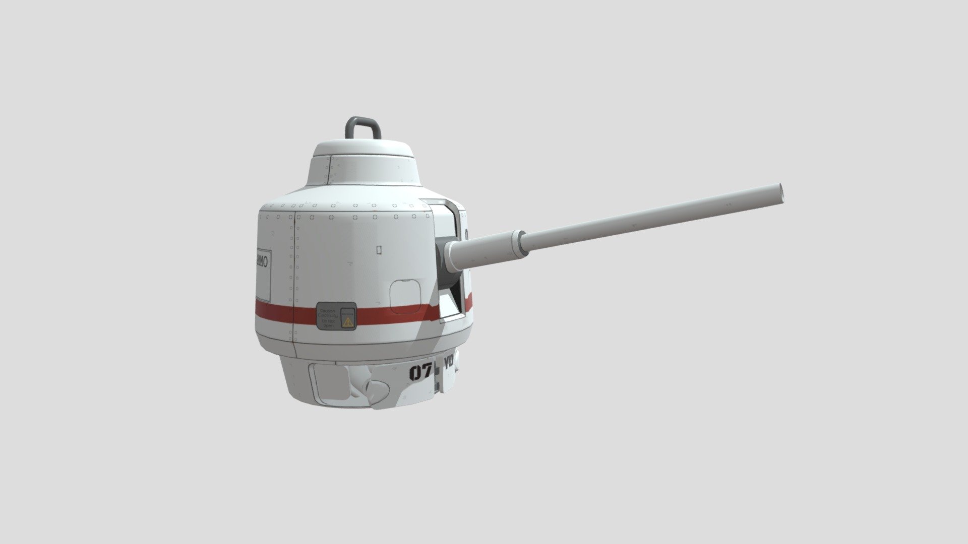 Portfolio 6 Turret Textured - 3D model by Tacoz2806 [a94010f] - Sketchfab