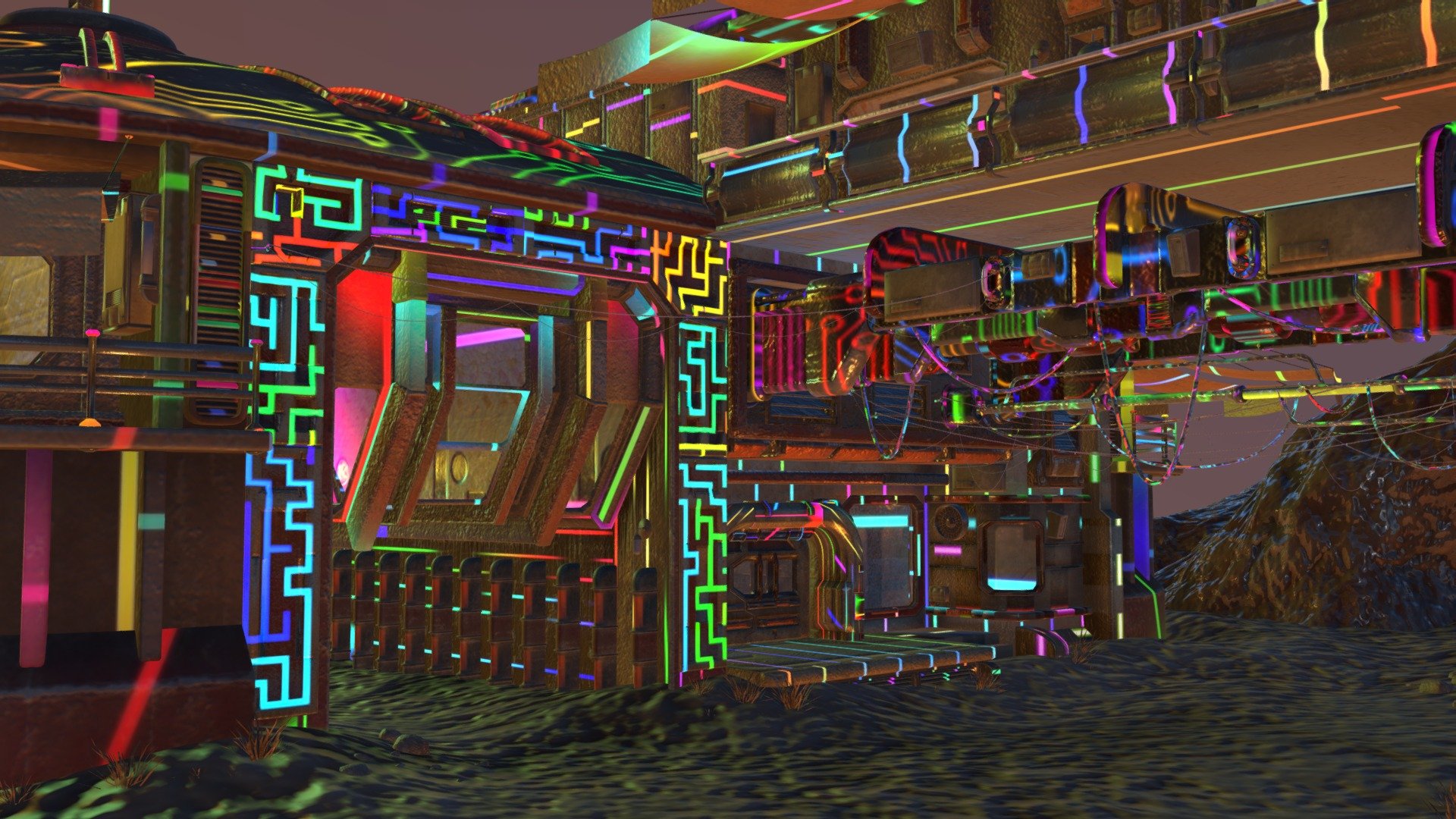 Club 42 The best Dance Club in the Galaxy - Download Free 3D model by ...