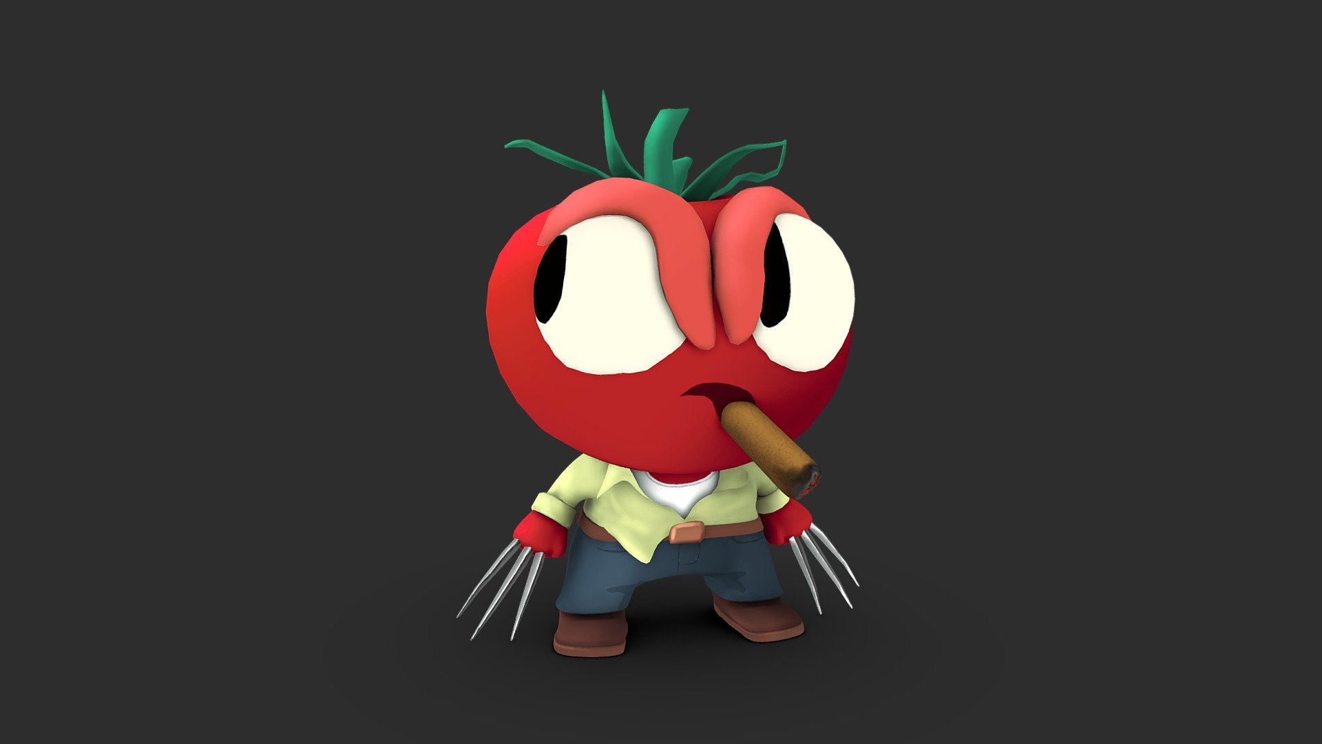 Angry Tom - Download Free 3D model by Tasha.Lime [a946048] - Sketchfab