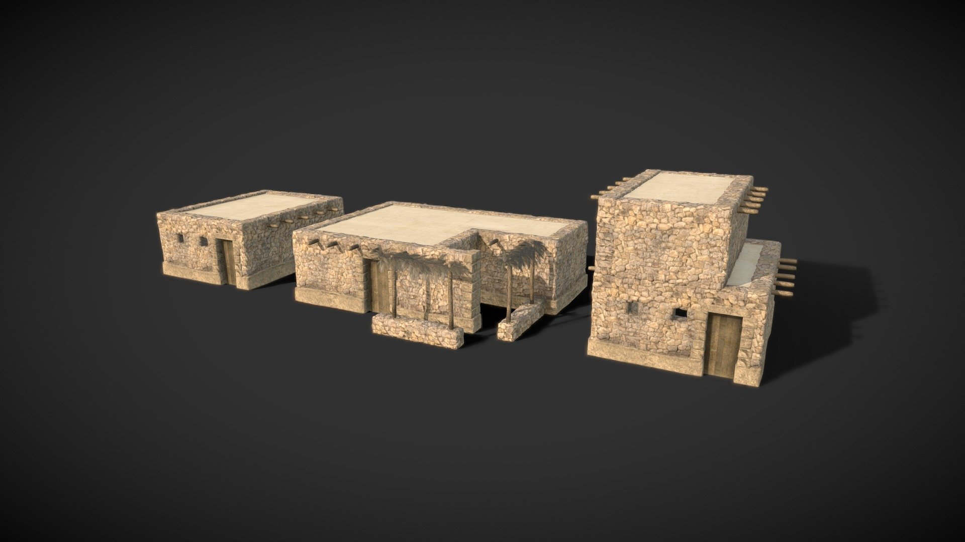 Ancient Houses - Download Free 3D model by eb78 (@E.A.Cornell) [a947d0f ...