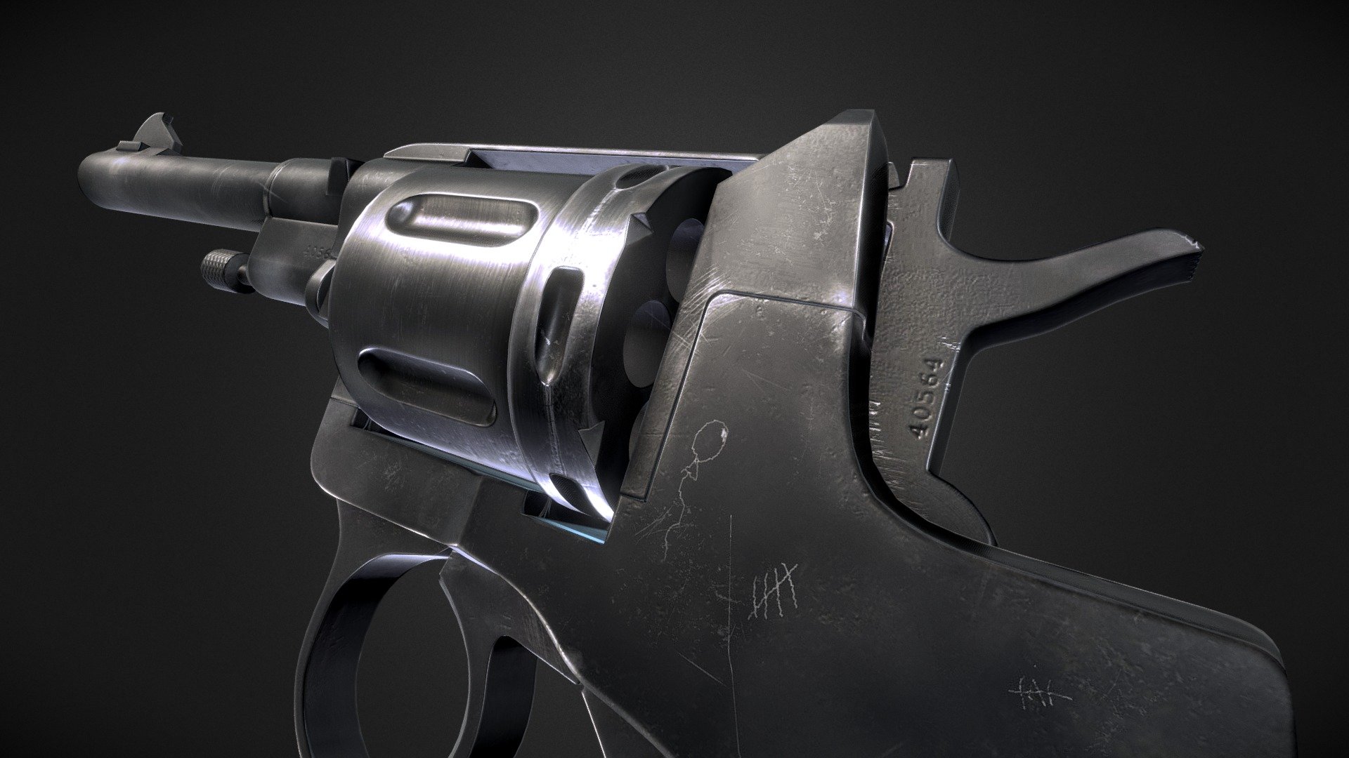 Revolver Nagan - Download Free 3D model by Pokkin (@NEnikkop75 ...