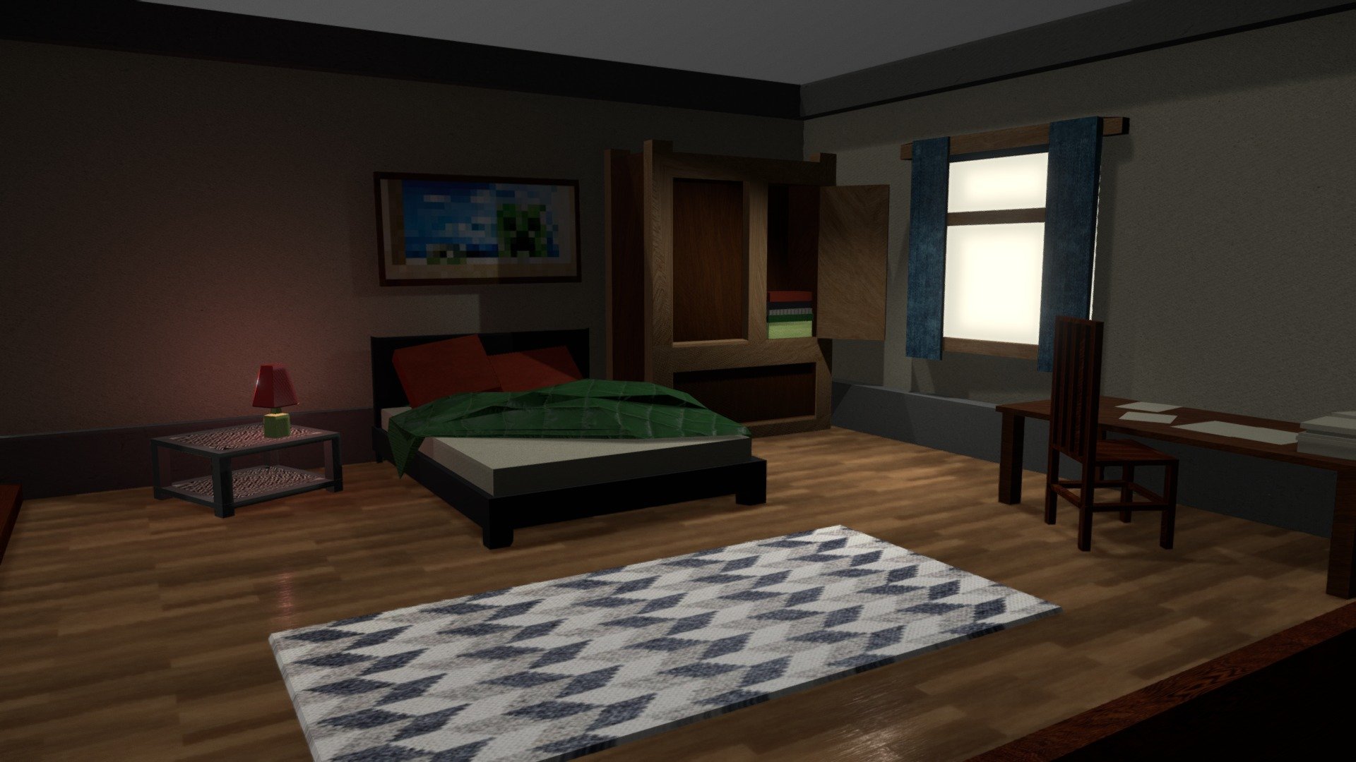 Small room - 3D model by PolyEden (@Eden41) [a94833e] - Sketchfab