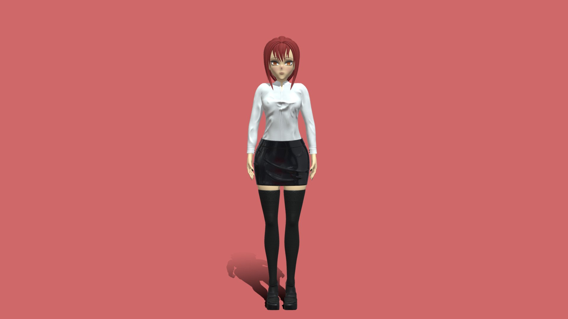 v2 Anime-semi Makima - Chainsaw Man - 3D model by noxfeh [a94991a ...
