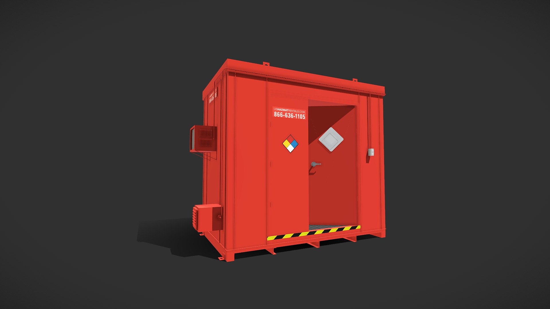 1006 Hazmat Storage Building - 3D model by US Hazmat Rentals ...