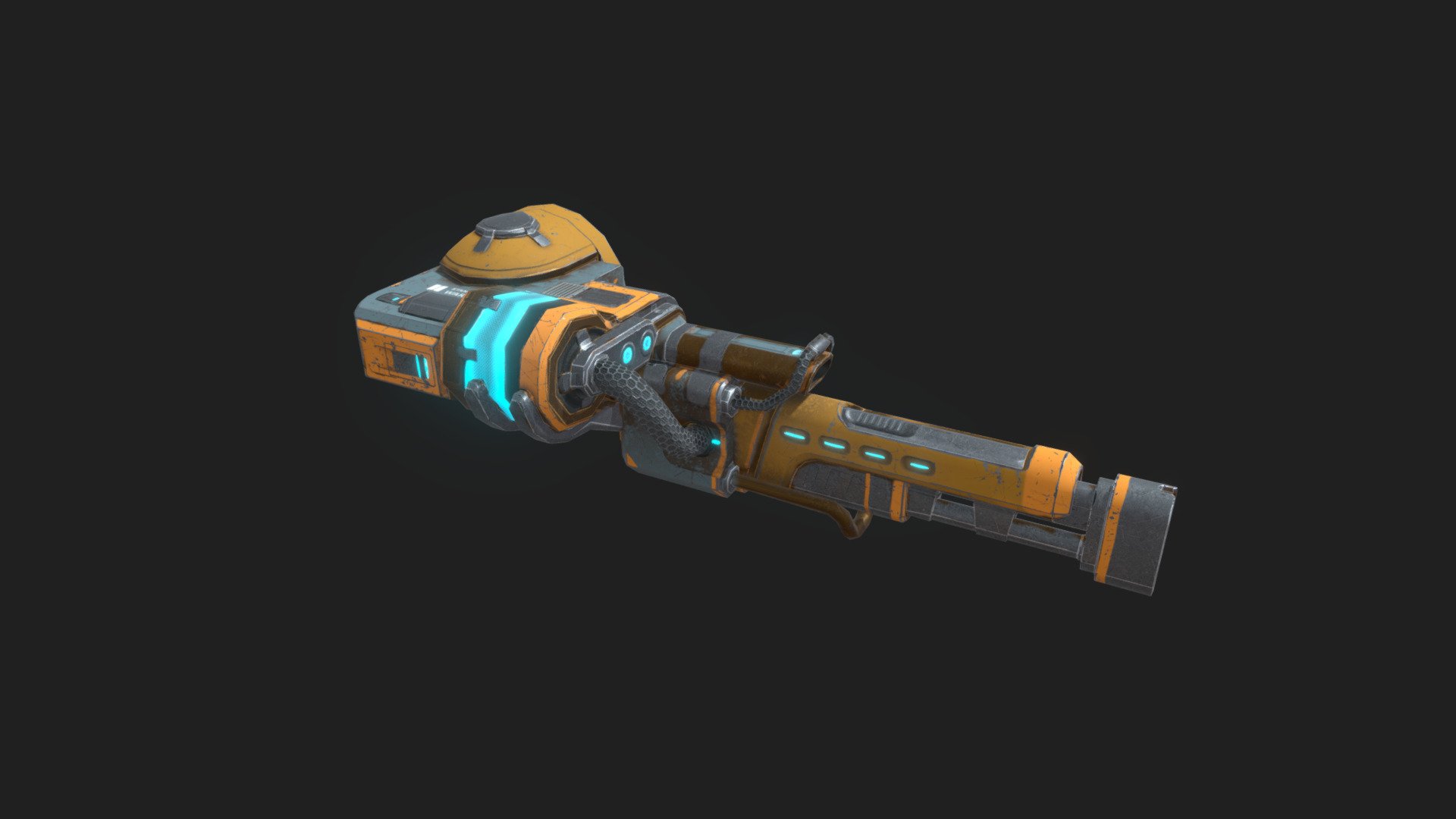 Game Ready - Blaster Turret - 3D model by EdenBoesche [a94bfe4] - Sketchfab