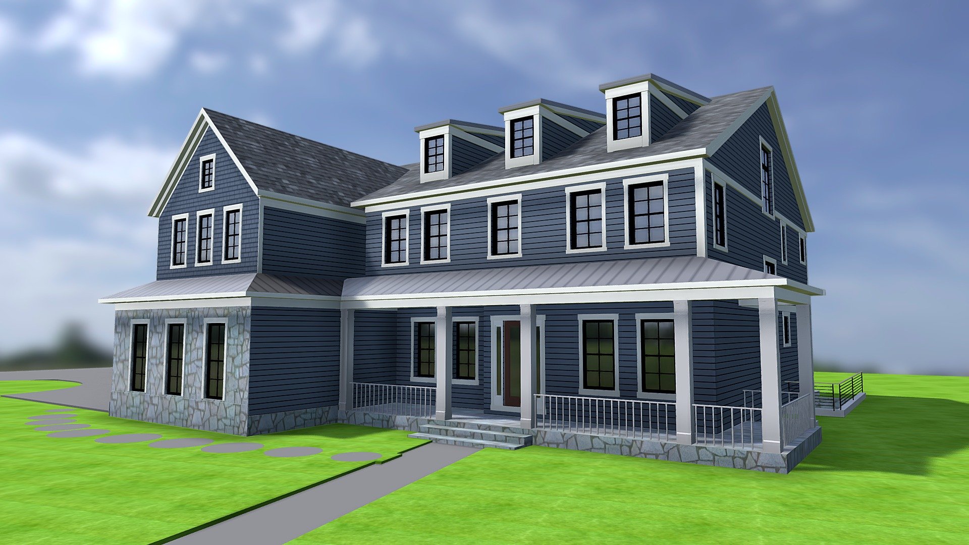 CLARK - 360 spin model of 3D house - 3D model by Render3DQuick [a94ef7f ...