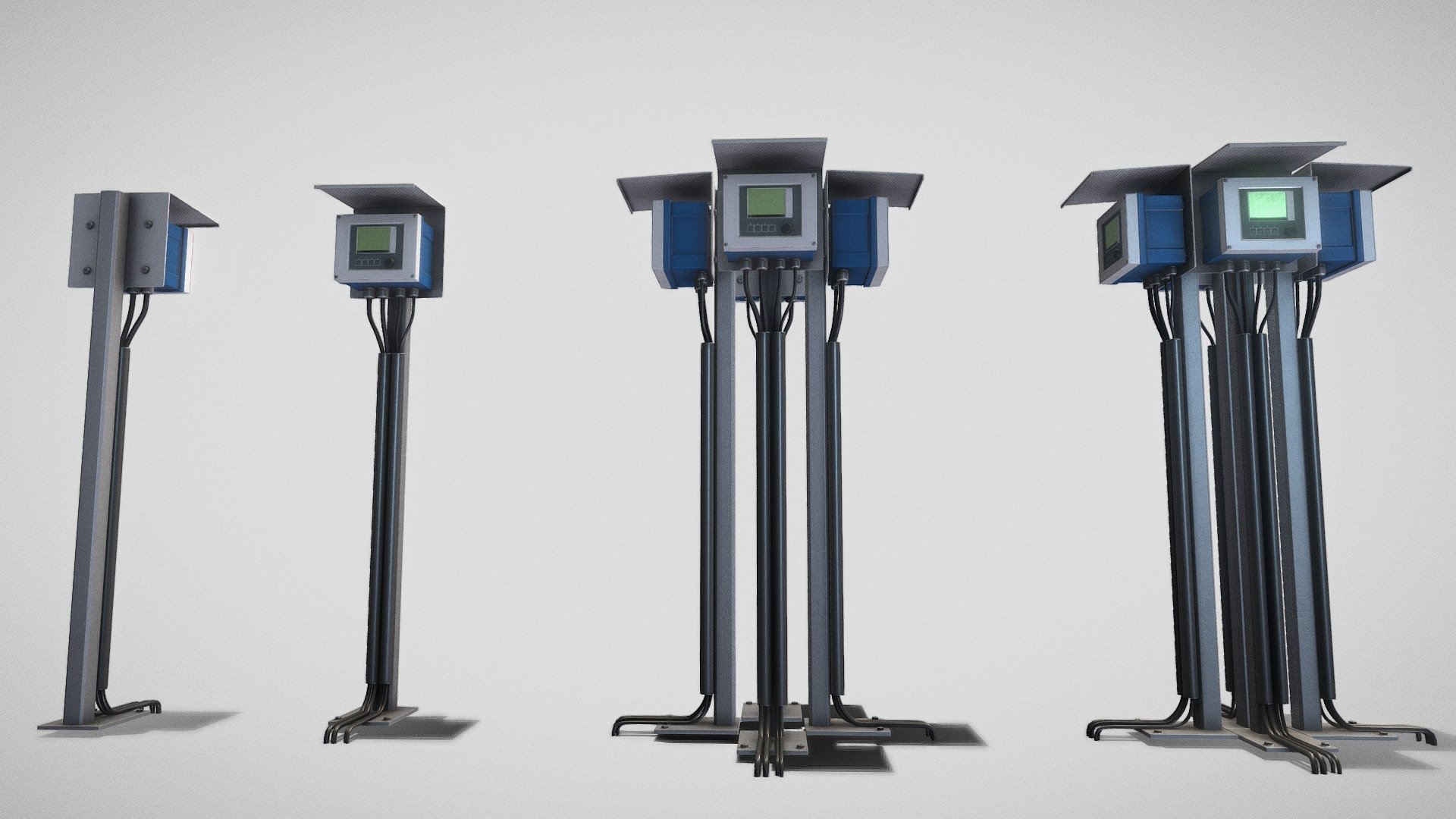 Control Panel with Display (Remastered) - Buy Royalty Free 3D model by ...