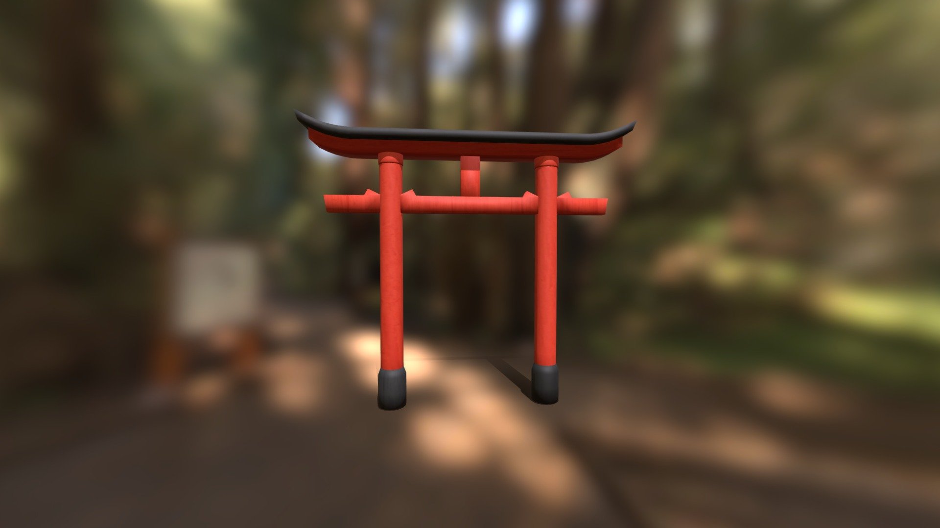 Torii - 3D model by Nora Symmank (@NoraSymmank) [a951fab] - Sketchfab