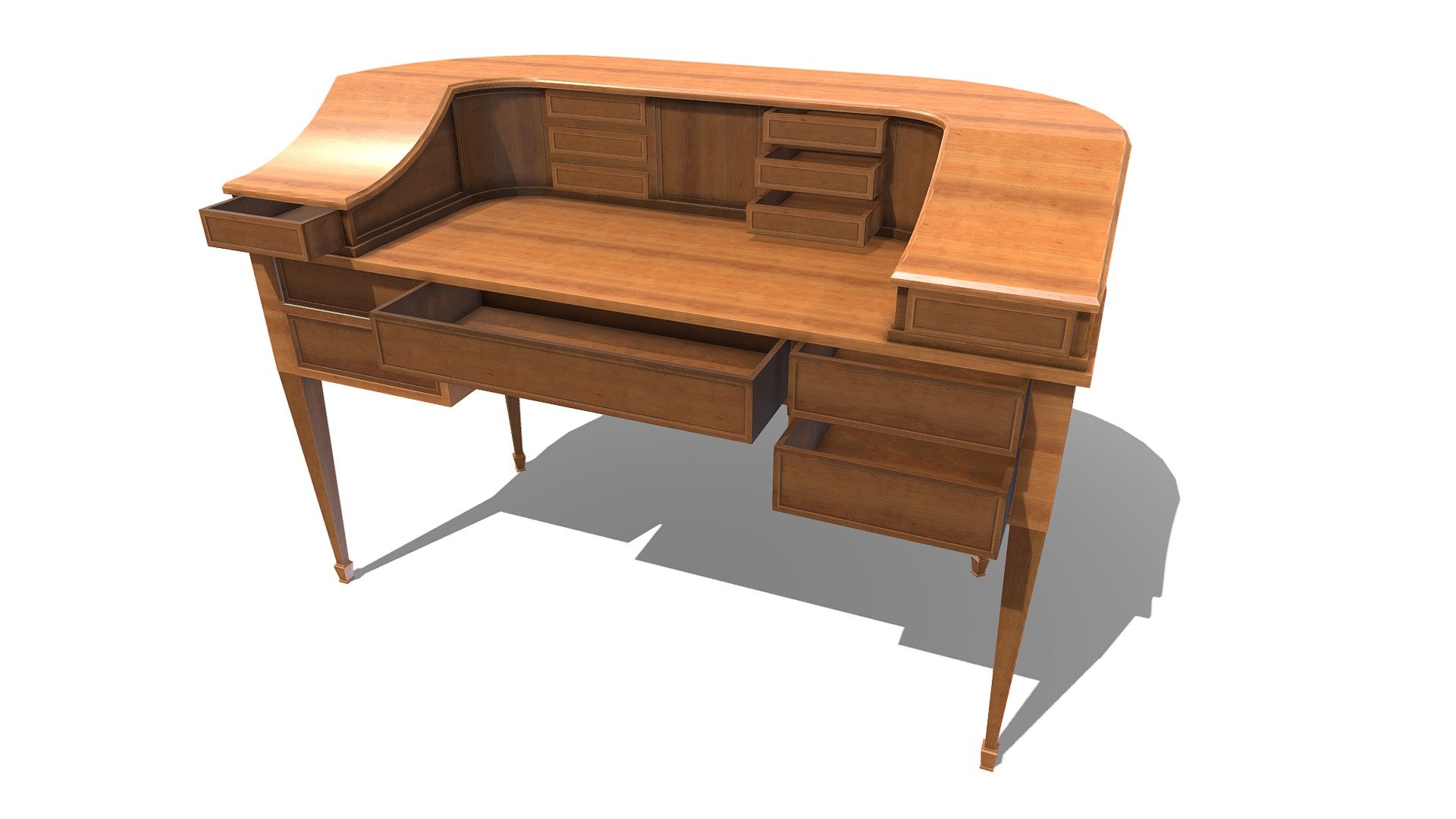Desk & Drawers - Buy Royalty Free 3D model by Studio Lab (@studiolab ...