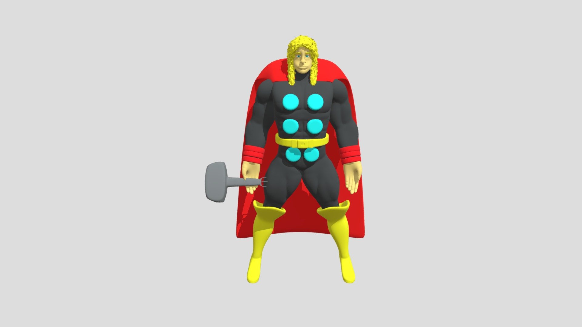 Marvel Comics Thor - 3D model by gustavoarsenio [a952275] - Sketchfab