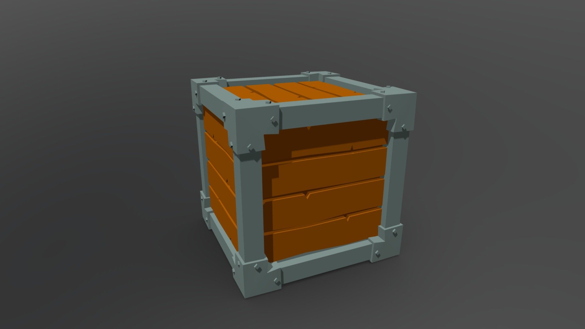Low Poly Wood Box - 3D model by Eighvarson [a952ac5] - Sketchfab