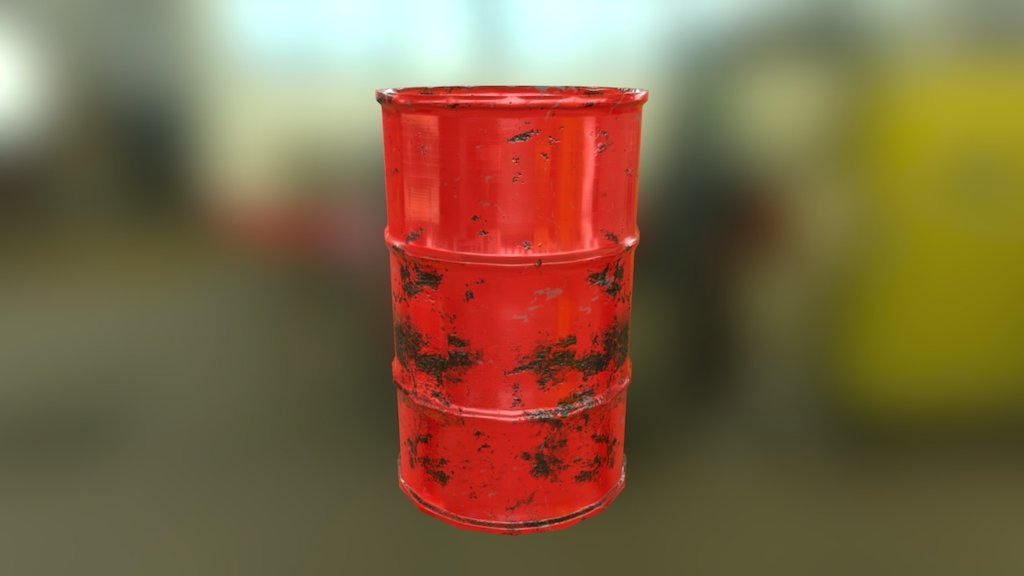 Burn Barrel Rusty - Download Free 3D model by illustrationlogic ...