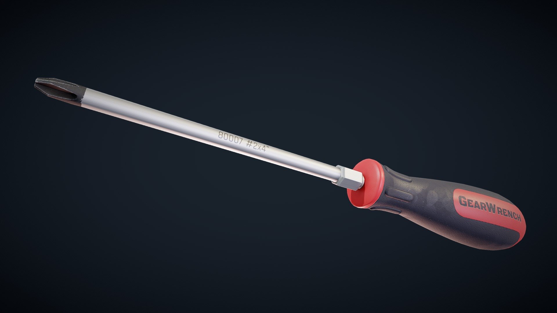 Screwdriver - 3D model by Sulvijan Sundaramoorthy (@sulvijan) [a952e92 ...