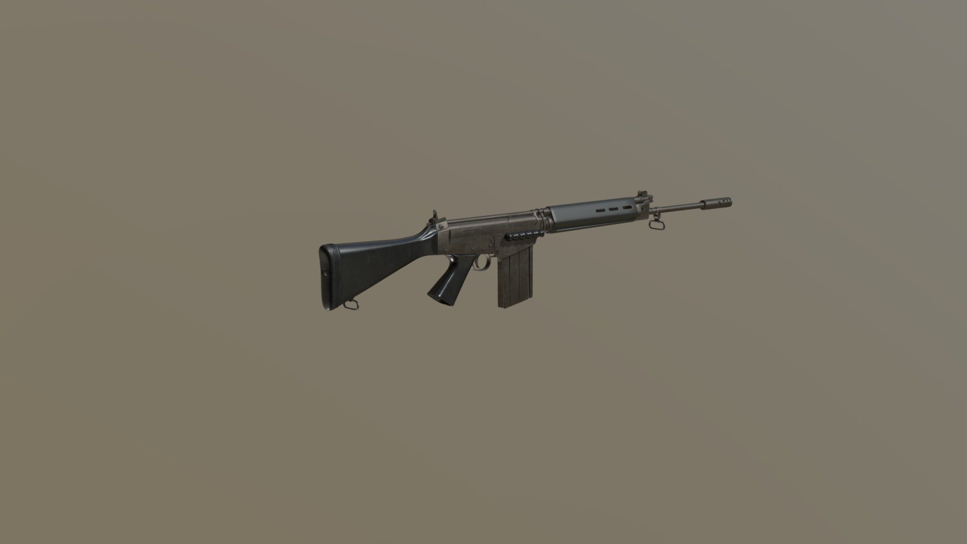 Rifle - Fuzil 7,62 - 3D model by renatodeoliveirarj [a953665] - Sketchfab