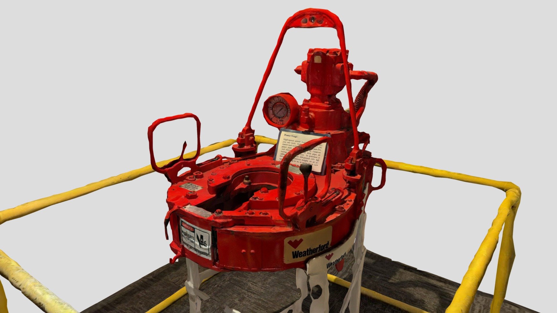 Power Tongs ( oil rig drilling ) - Download Free 3D model by ...