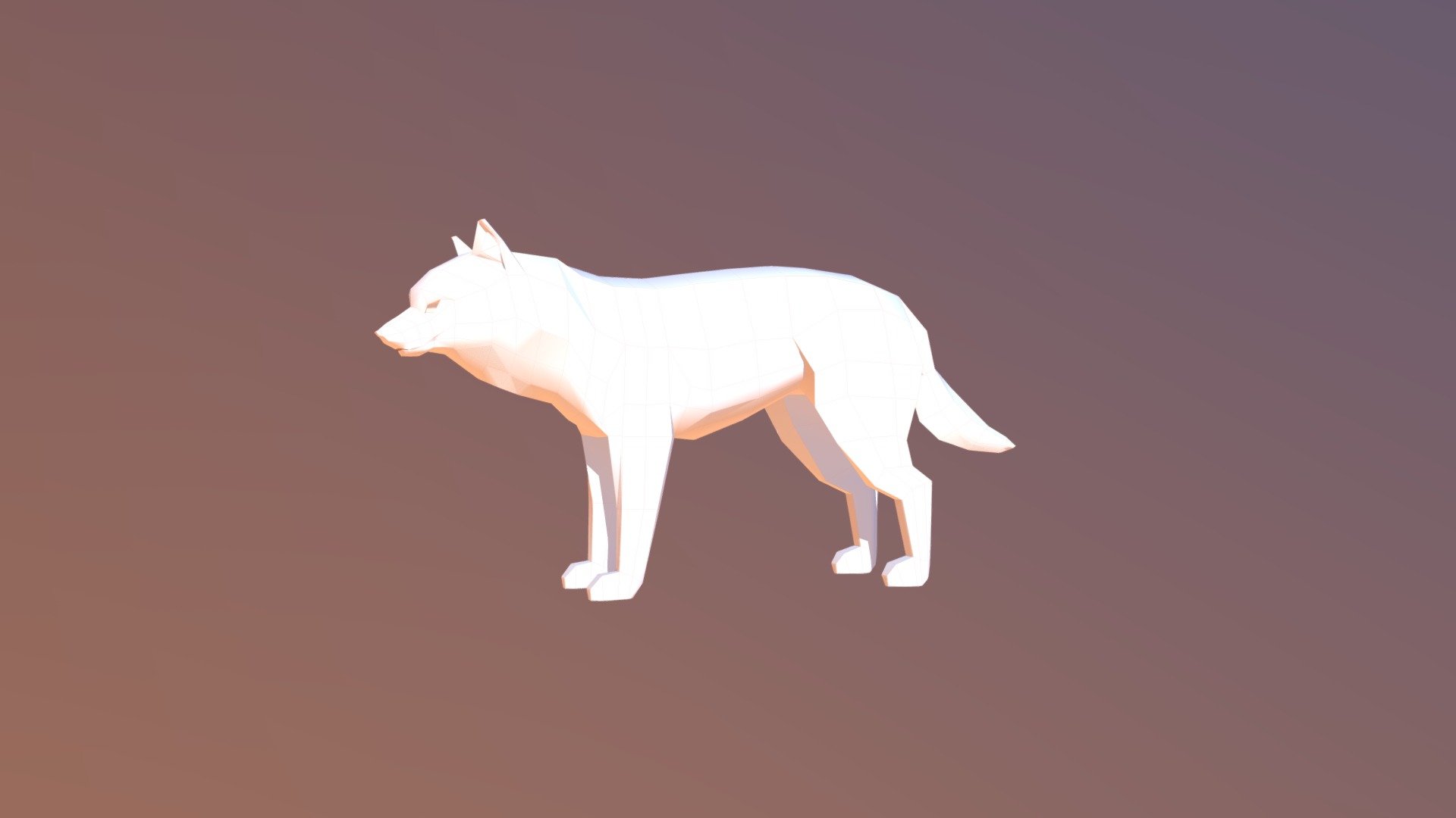 Wolf - 3D model by Kanako [a95652d] - Sketchfab
