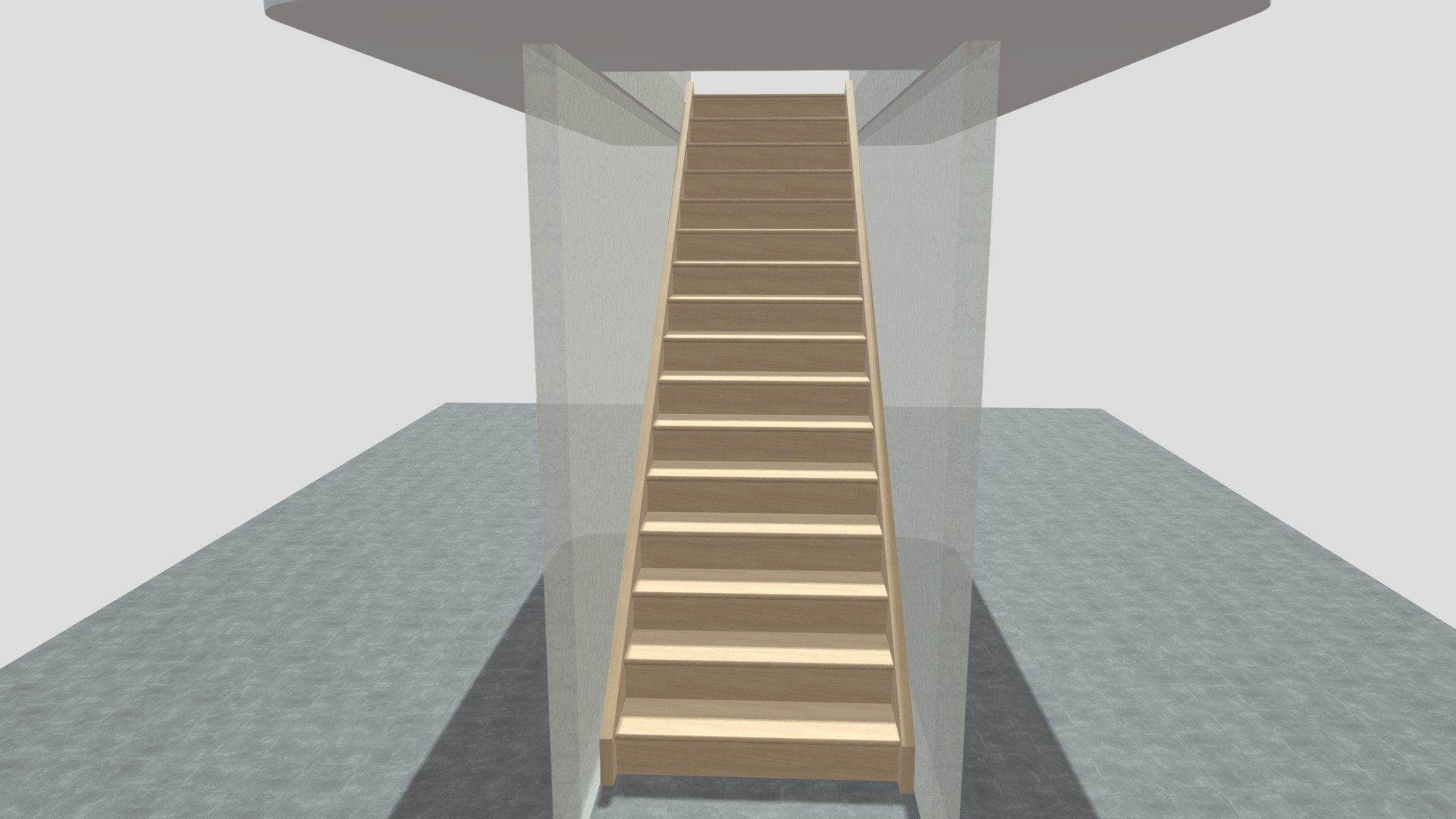 Wintermute closed stair - 3D model by TopTreadStairways (@clydemartin ...