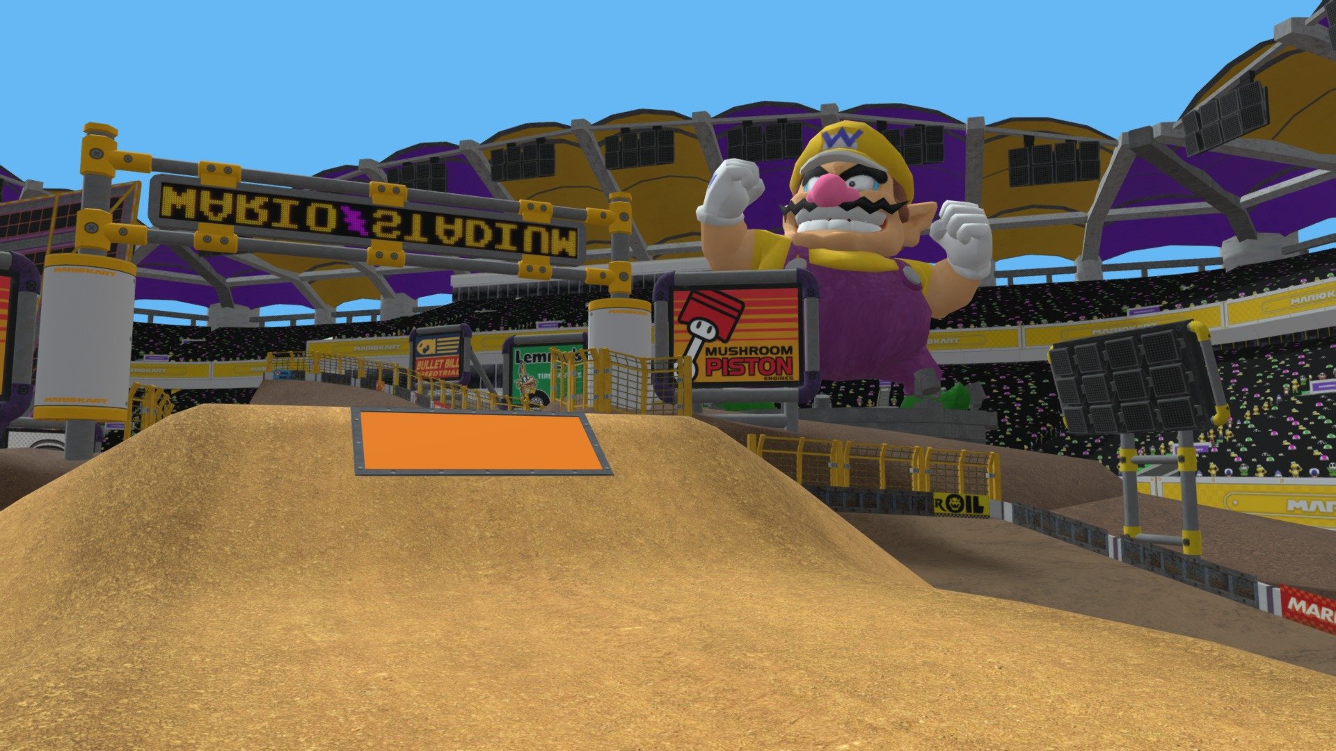 DS Wario Stadium - 3D model by Polygonal_64 (@LegoshiFan) [a959066 ...