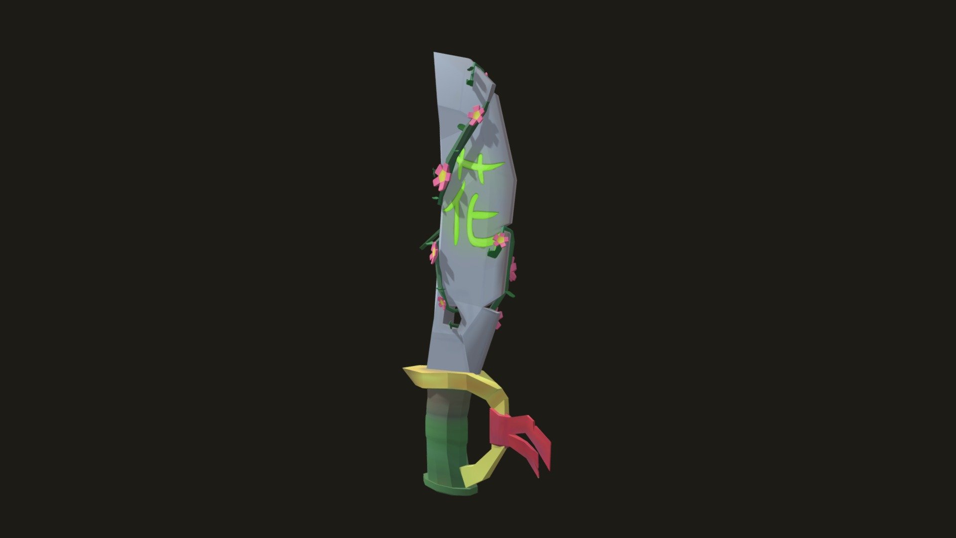 Floral blade beta - 3D model by LucasMvanPolen [a9591bf] - Sketchfab