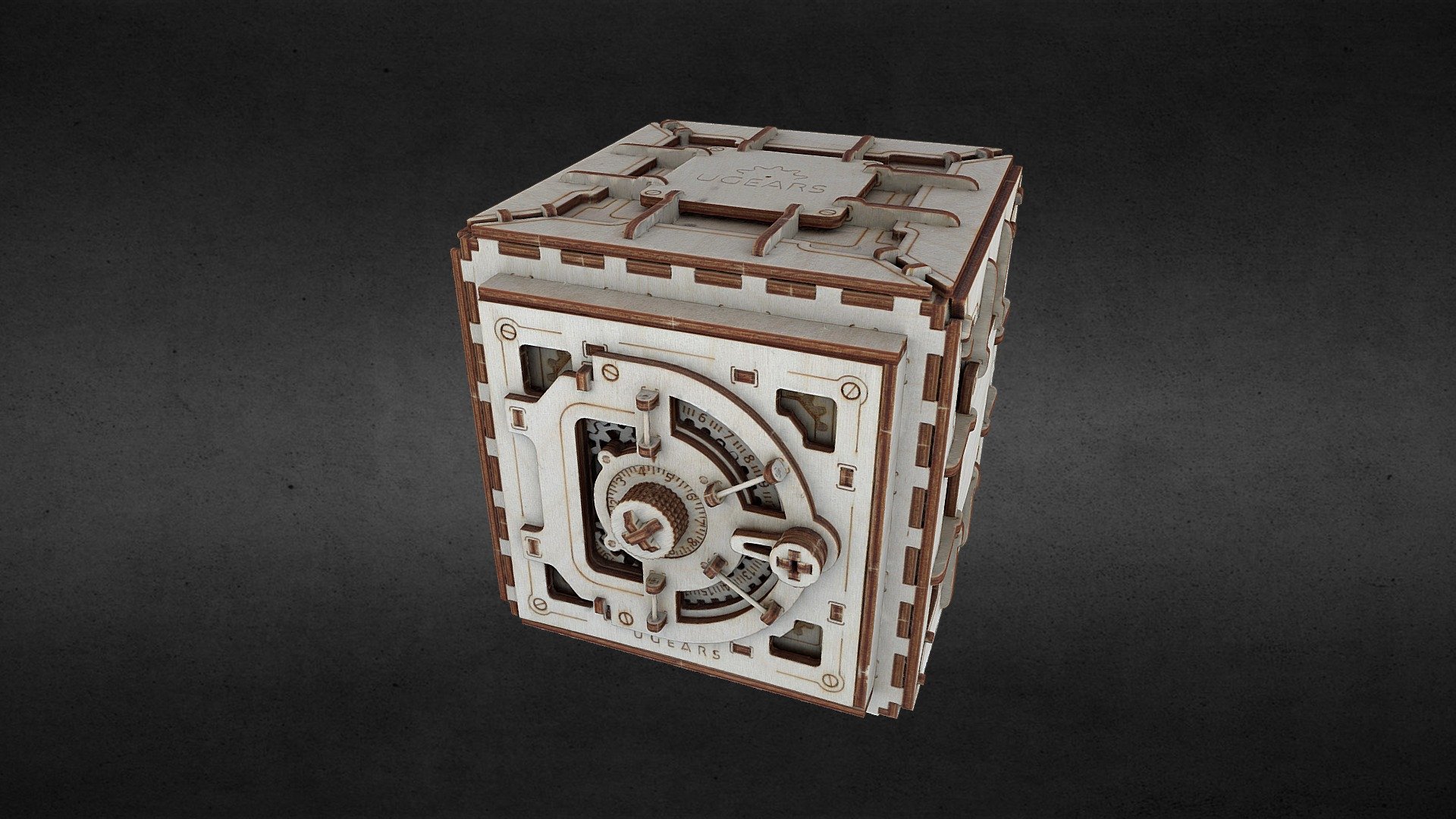 UGears wooden safe v1 - 3D model by VR3D.CZ | Libor Telupil ...