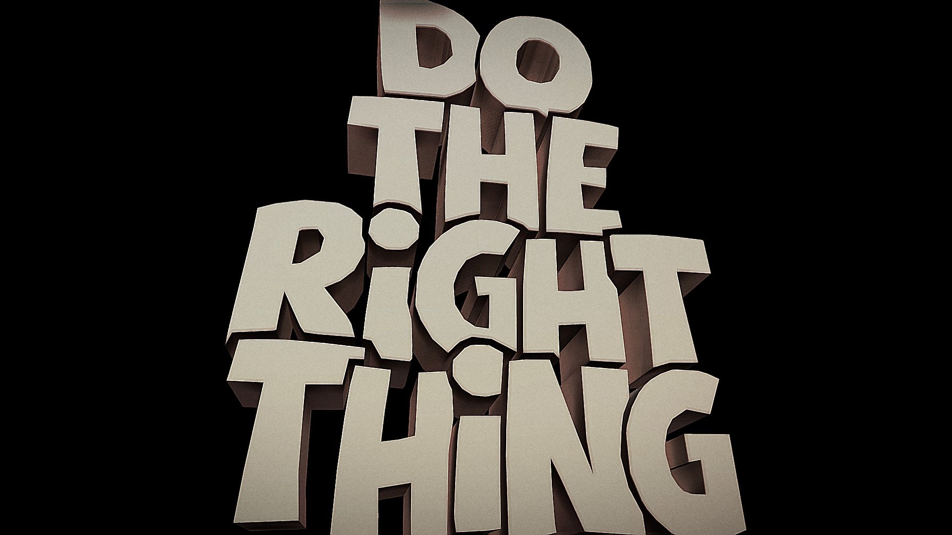 do the right think - Download Free 3D model by canvasor.net (@canvasor ...