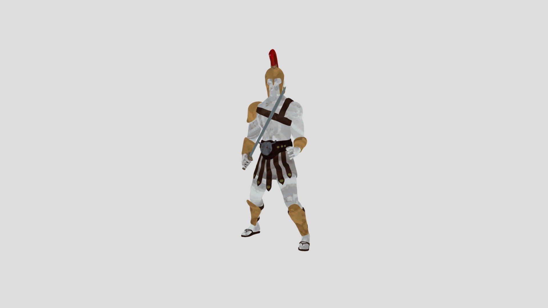 Greek Player Character - Animations - 3D model by KeenanBabcock ...