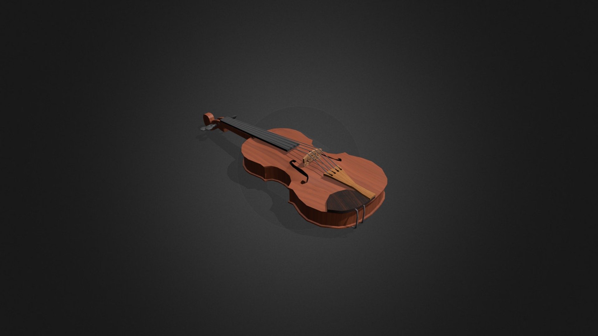 Violin - 3D model by PlattIntroTo3d [a95b7b2] - Sketchfab