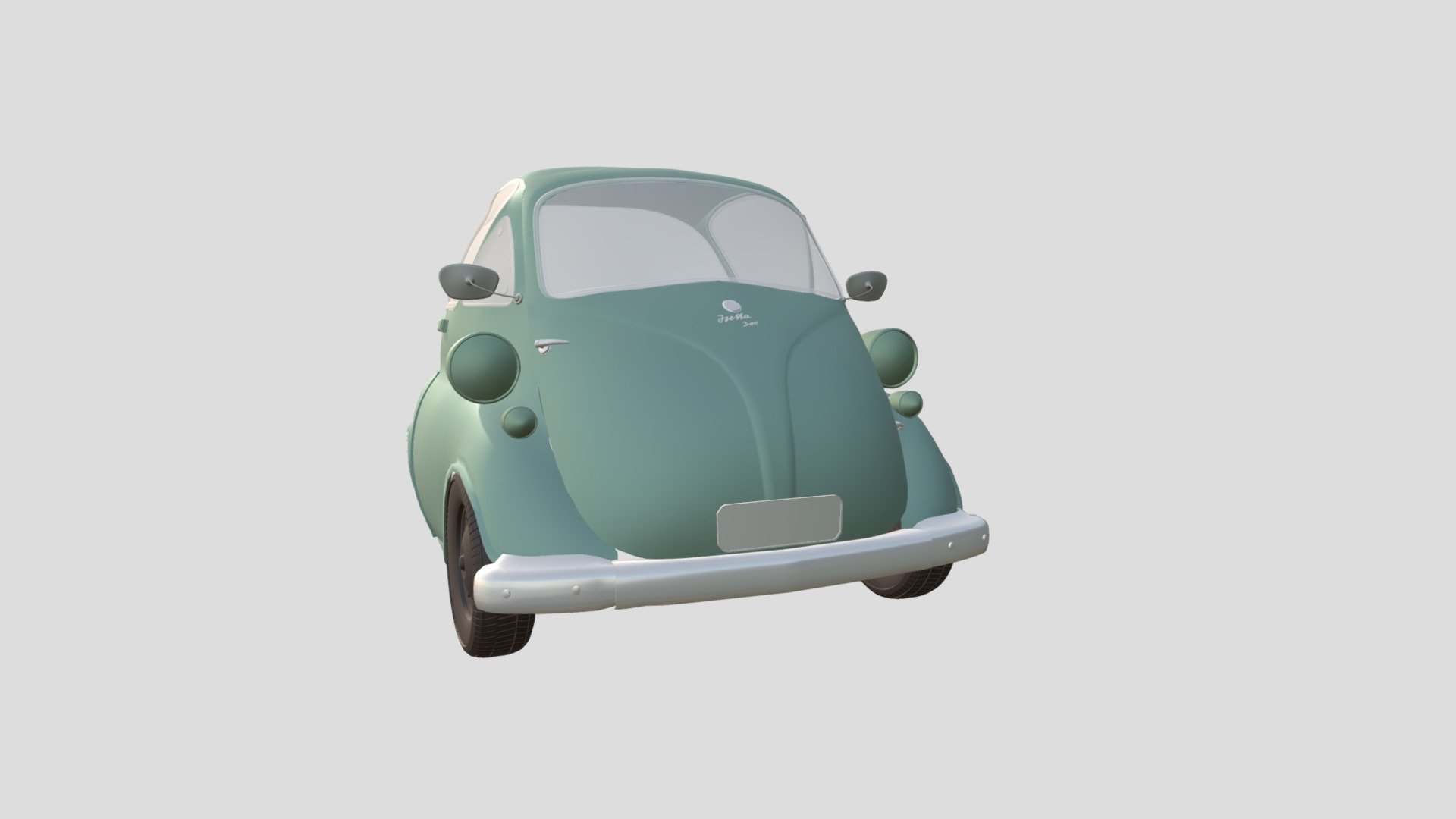 Isetta 300 - 3D model - 3D model by martuurizzo [a95beaa] - Sketchfab