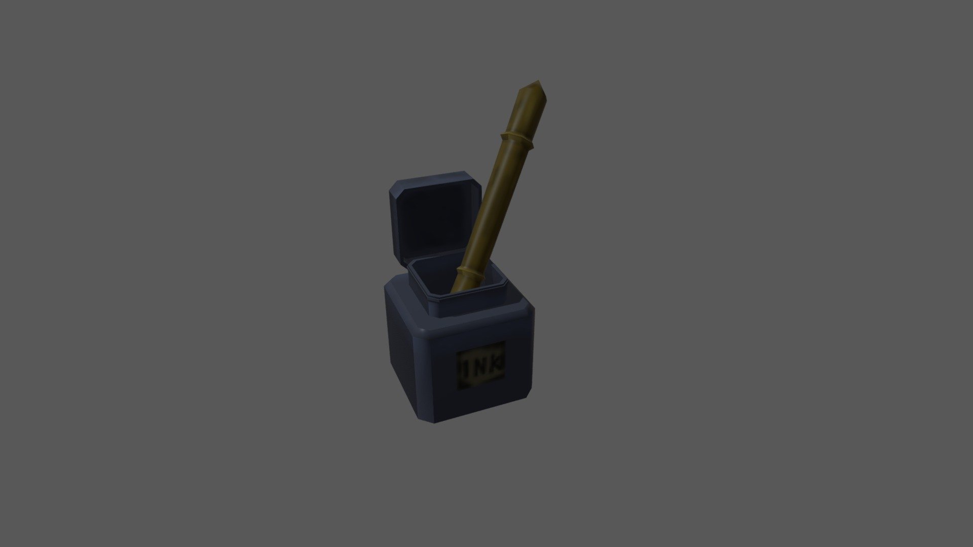 Ink Pot - 3D model by Kwillo [a95bec4] - Sketchfab
