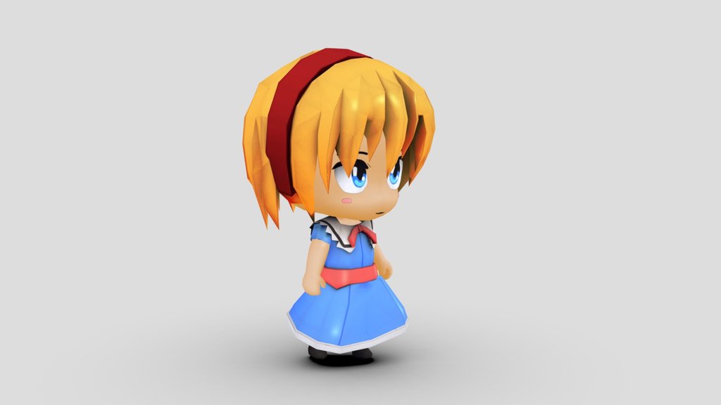 Chibi - A 3D model collection by André Luiz (@andremirandarosa) - Sketchfab