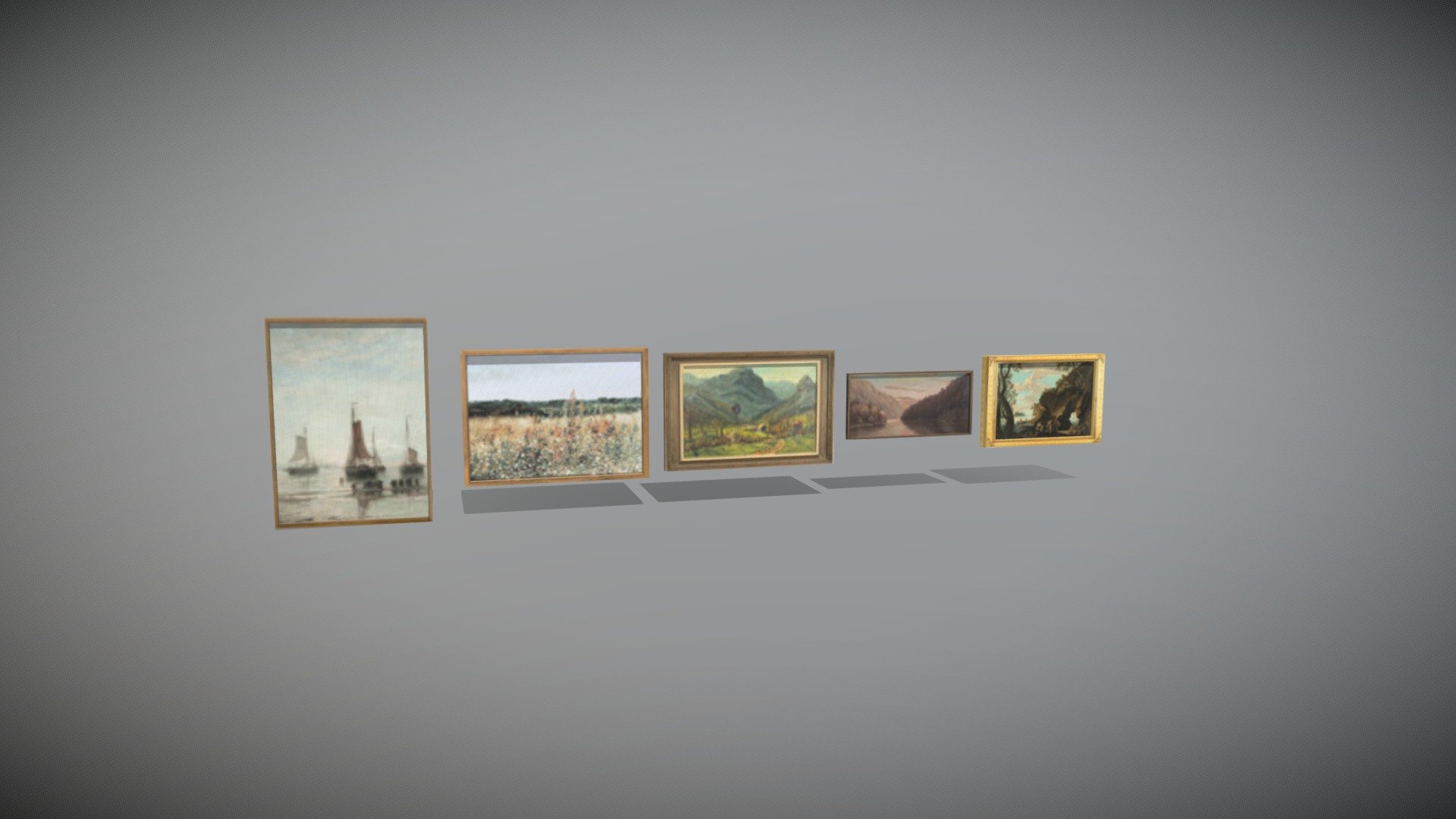 PS1 Paintings - Download Free 3D model by Celubus [a95c65a] - Sketchfab